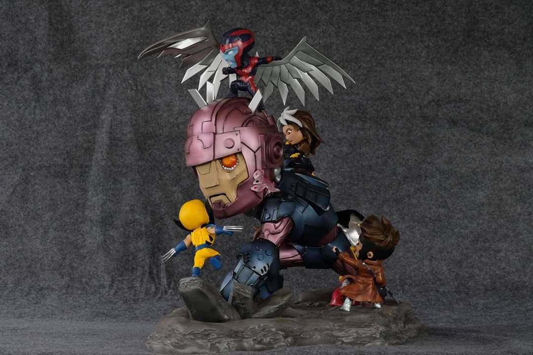 AMC Chibi X-Men Vs. SENTINEL diorama statue (Tags: Sideshow XM prime1 ...