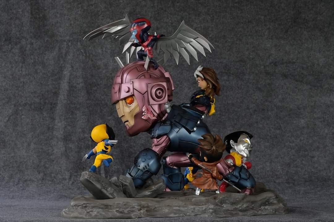 AMC Chibi X-Men Vs. SENTINEL diorama statue (Tags: Sideshow XM prime1 ...