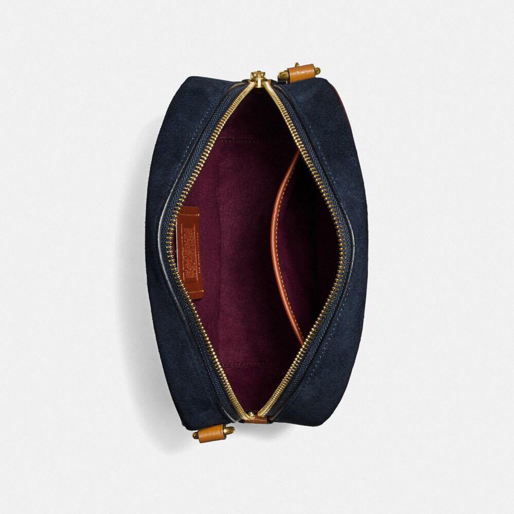 Authentic coach camera Bag in signature canvas with coach patch, Luxury ...