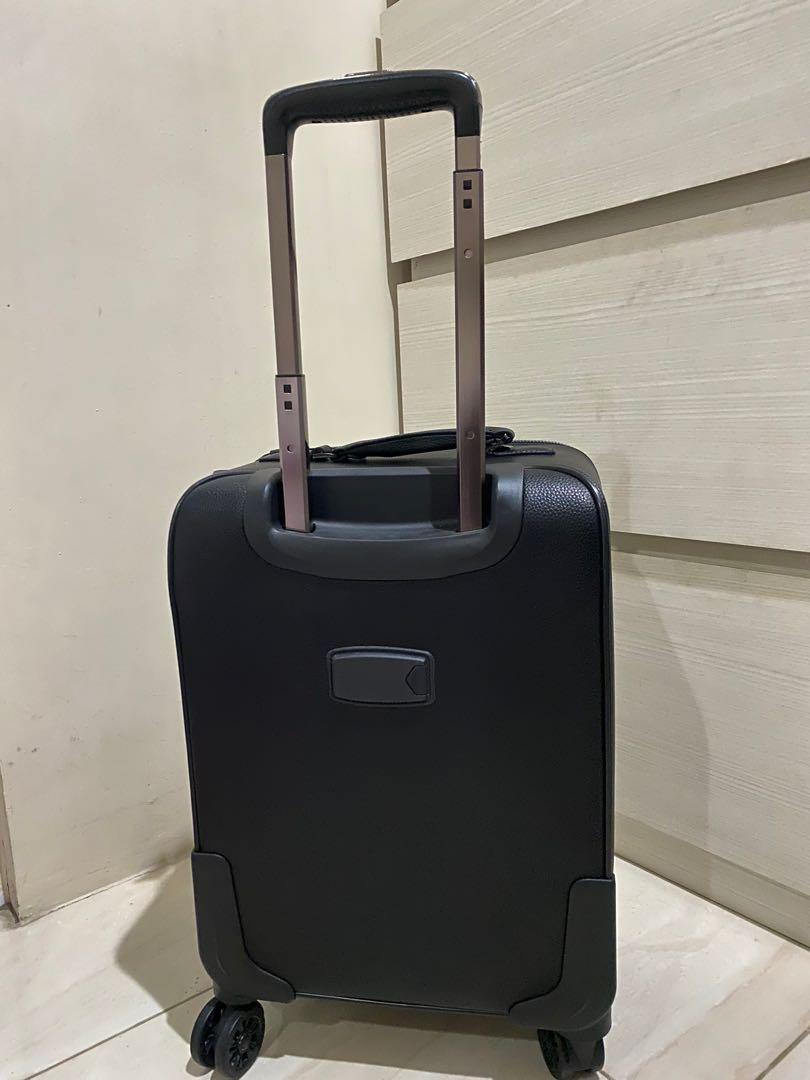 Balmain Logo Leather Cabin Luggage, Barang Mewah, Tas & Dompet di Carousell