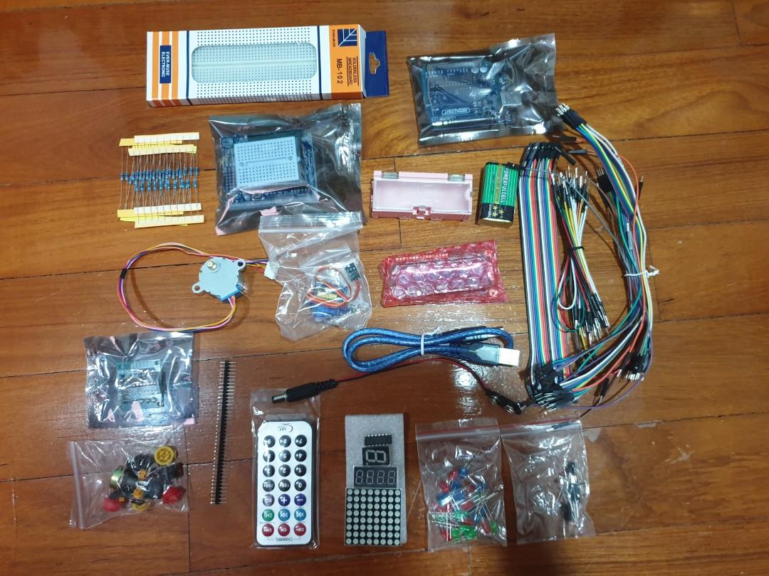 Basic Starter Geekcreit Arduino Uno kit pack [extra motion and IR ...