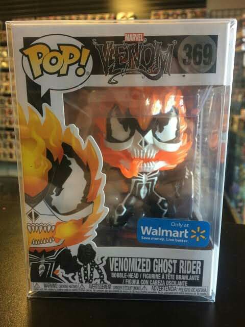 Funko Pop Marvel's Venomized Ghost Rider #369 Walmart Exclusive ...