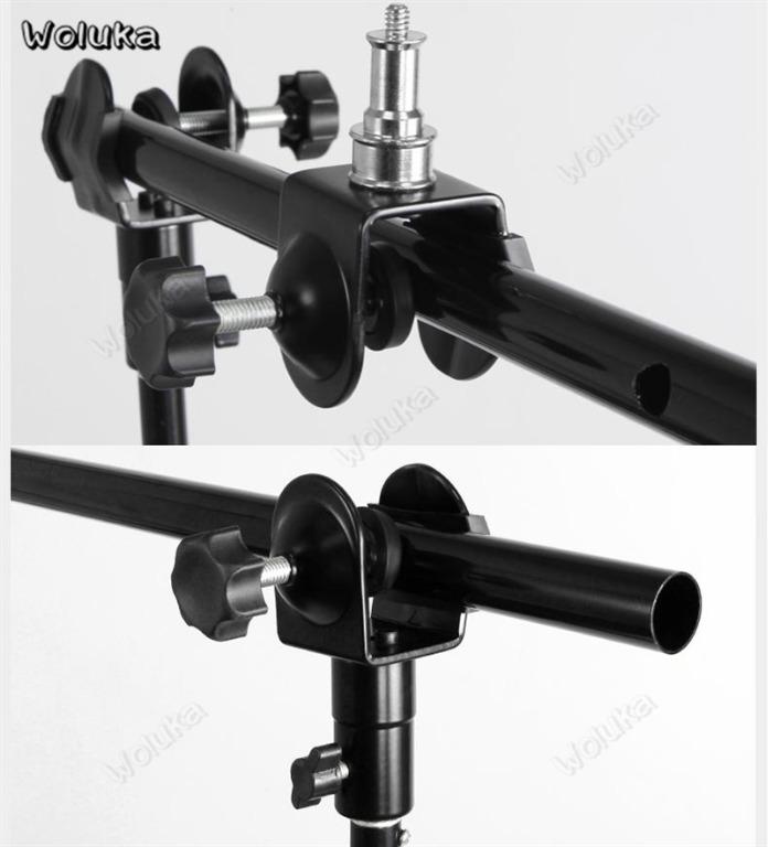 Clamp holder double U Clip dual C clamp type bracket mount for photo ...