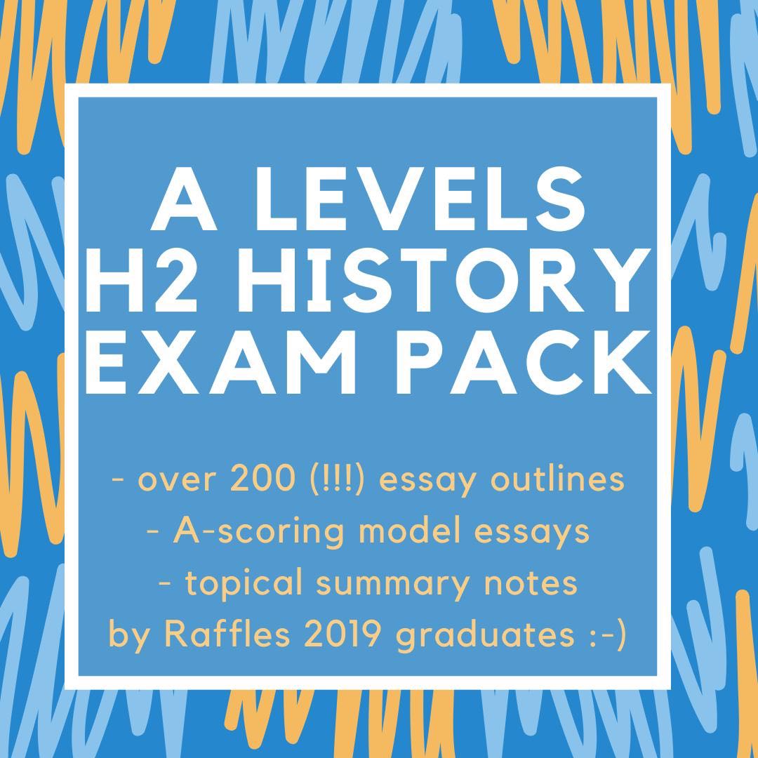 JC H2 HISTORY EXAM PACKAGE BY RJC GRADUATES, Hobbies & Toys, Books ...