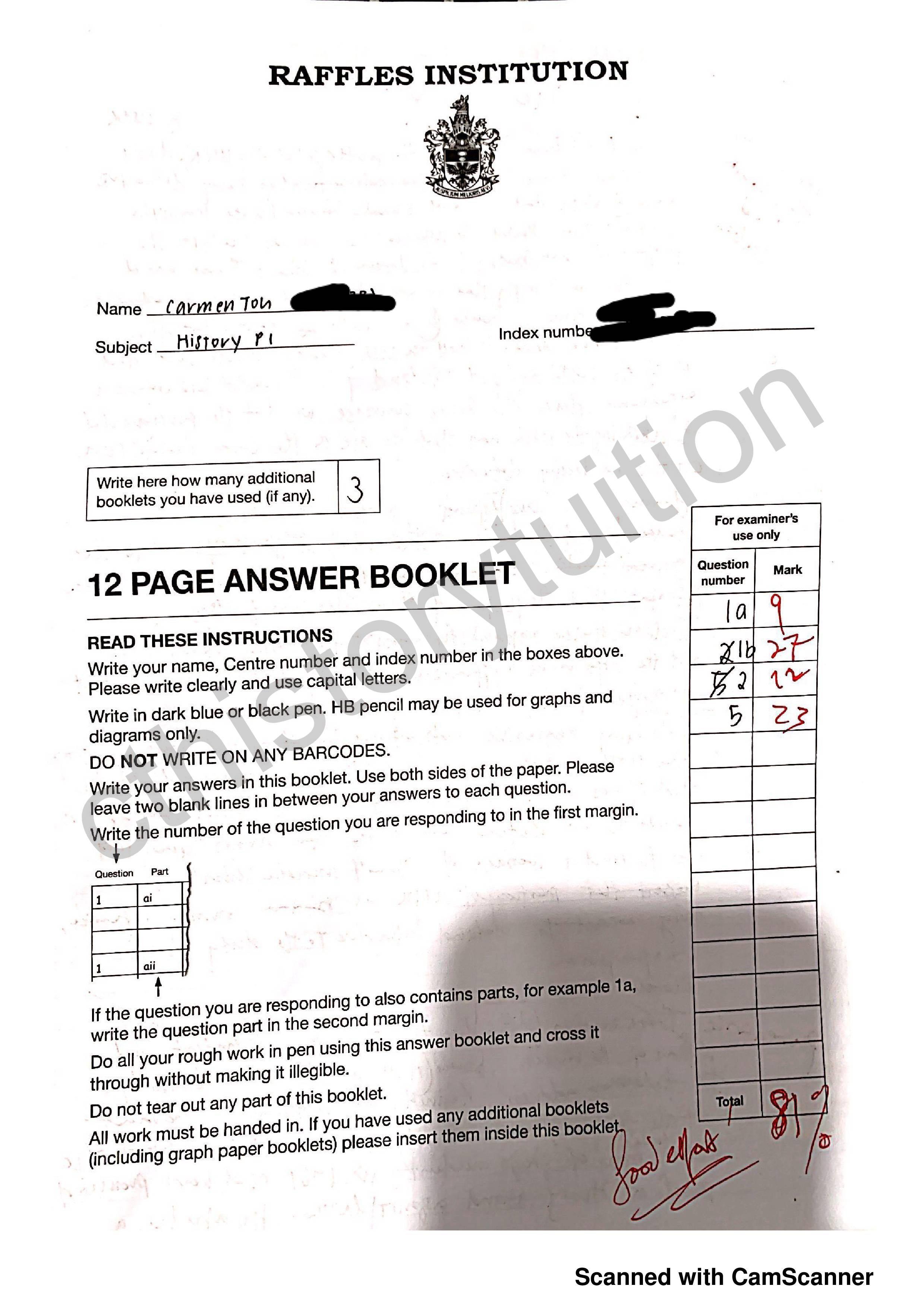 JC H2 HISTORY EXAM PACKAGE BY RJC GRADUATES, Hobbies & Toys, Books ...