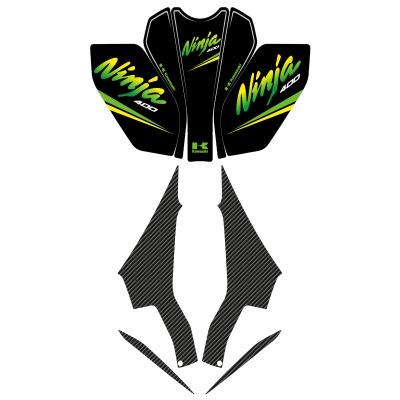 Kawasaki Ninja400 Ninja 400 decal tank headlight headlamp head light ...