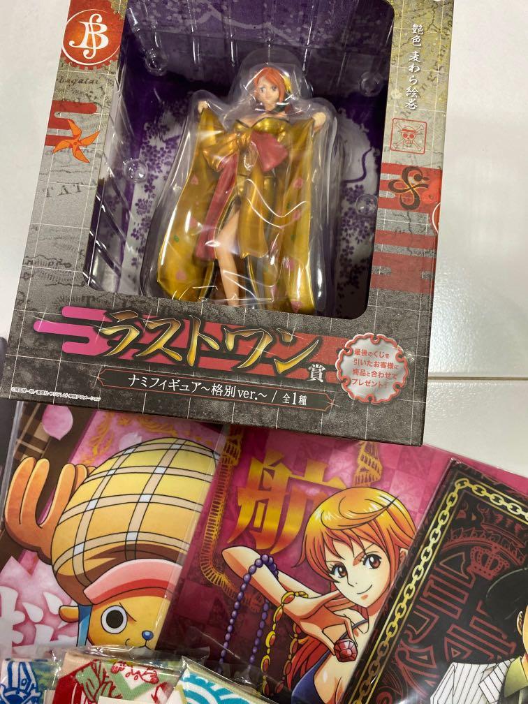 Kuji : one piece kimono last prize nami + freebies, Hobbies & Toys ...