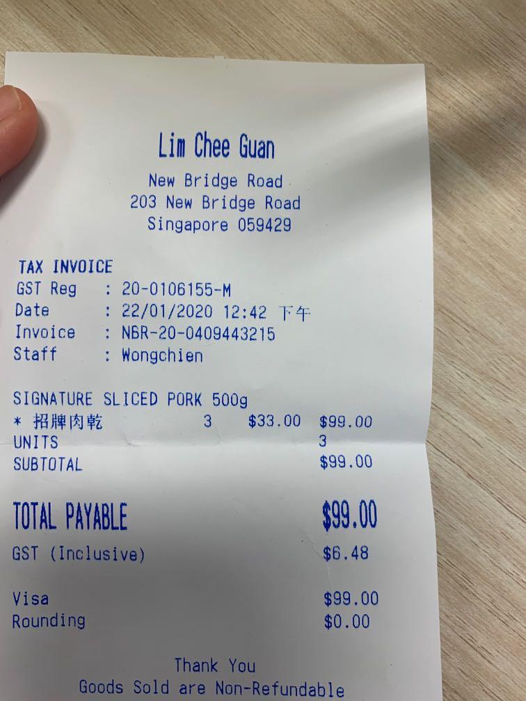 Lim Chee guan, Food & Drinks, Local Eats on Carousell