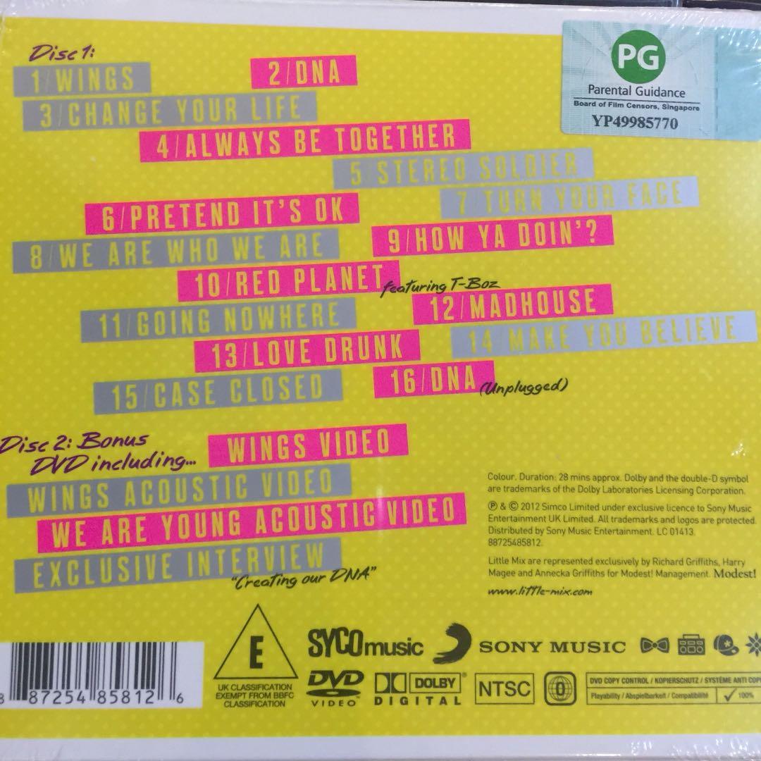 LITTLE MIX: DNA(DELUXE EDITION CD+DVD), Hobbies & Toys, Music & Media ...