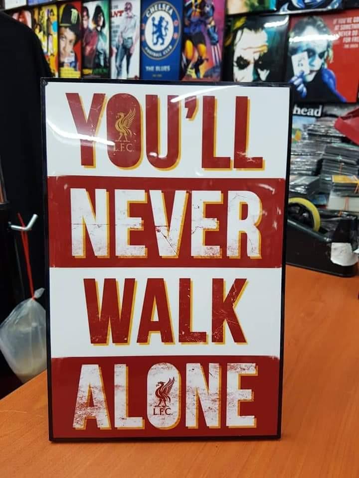 LIVERPOOL YNWA PLAGUE FRAME A4 SAIZ, Furniture & Home Living, Home ...
