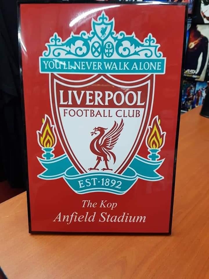 LIVERPOOL YNWA PLAGUE FRAME A4 SAIZ, Furniture & Home Living, Home ...