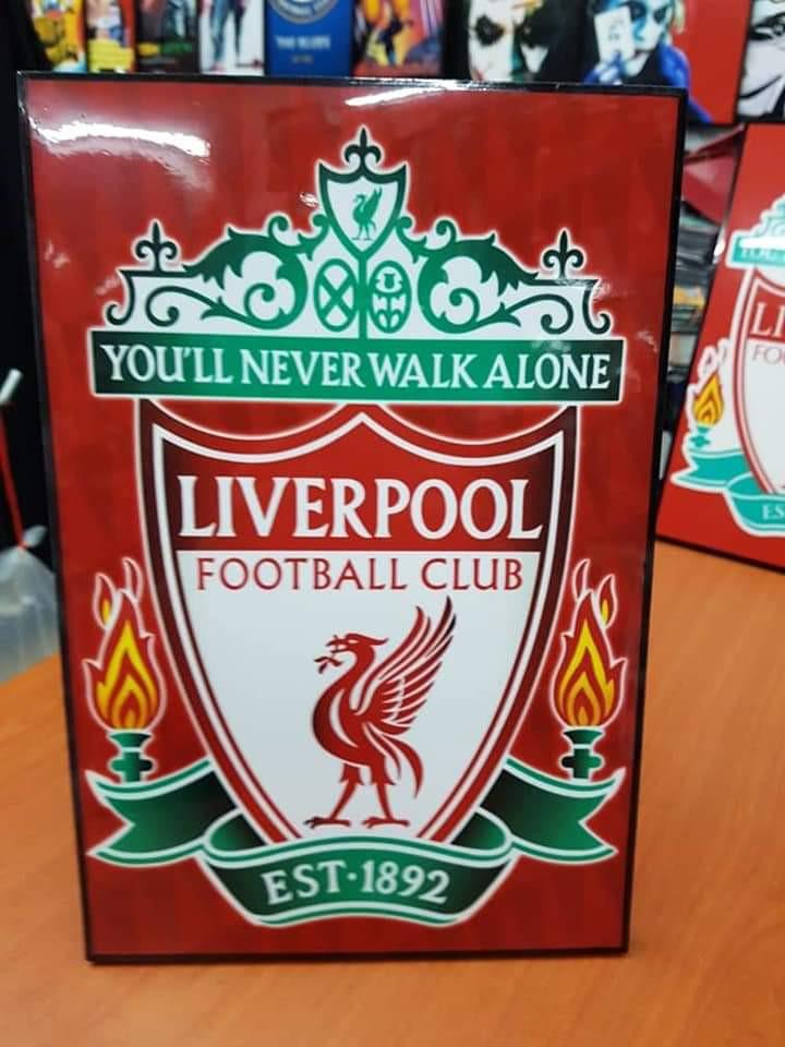 LIVERPOOL YNWA PLAGUE FRAME A4 SAIZ, Furniture & Home Living, Home ...