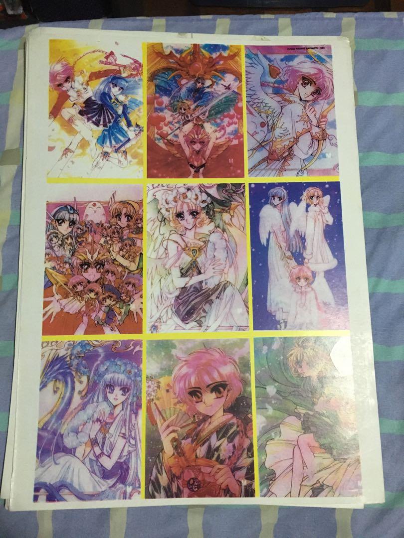 Magic knight rayearth anime poster, Hobbies & Toys, Books & Magazines ...