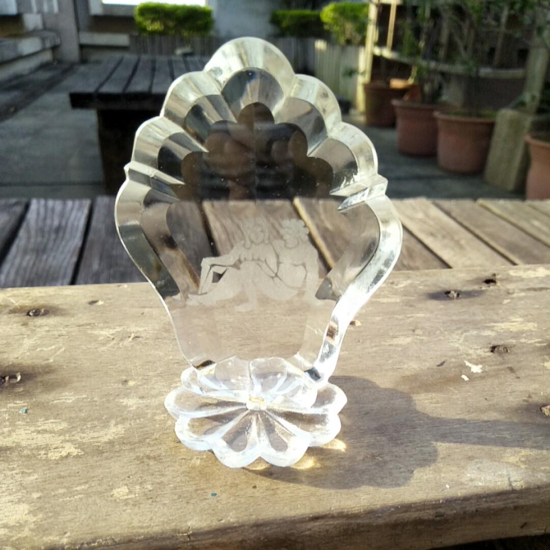 【MarsC】早期國外帶回裸體男女情侶透明玻璃紙鎮擺設品, 書籍、休閒與玩具, 收藏、紀念品, 其他古董在旋轉拍賣