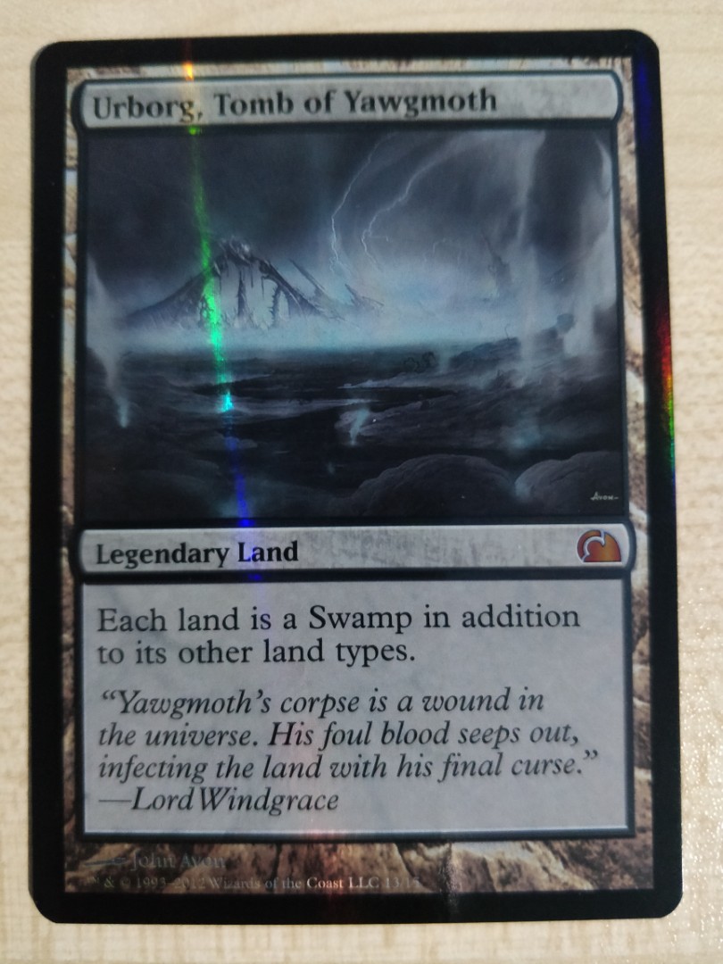 MTG Urborg, Tomb of Yawgmoth FTV Foil NM, Hobbies & Toys, Toys & Games on Carousell