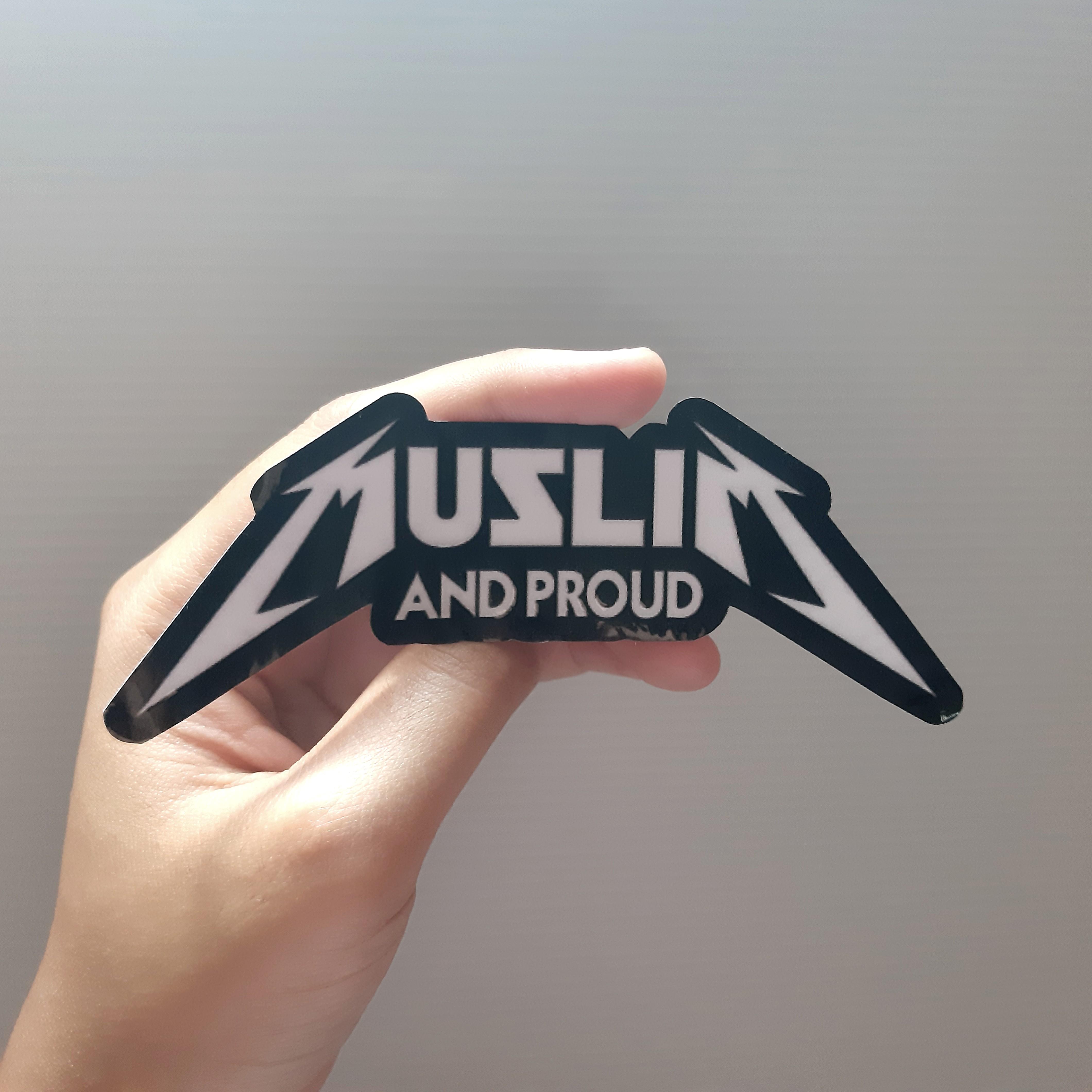 MUSLIM x METALLICA vinyl sticker, Motorcycles, Motorcycle Accessories ...