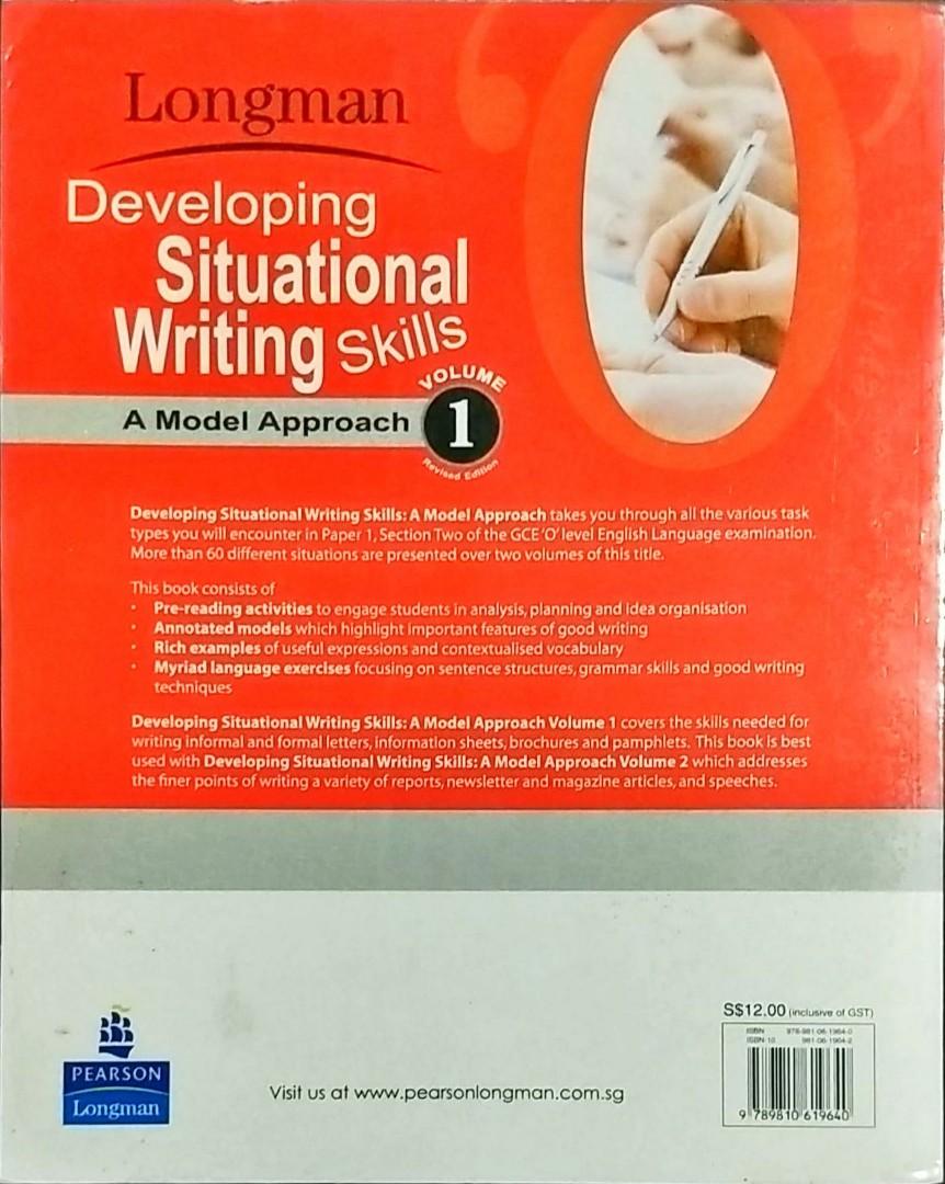 O Level English Situational Writing Skills Book Volume 1, Hobbies ...