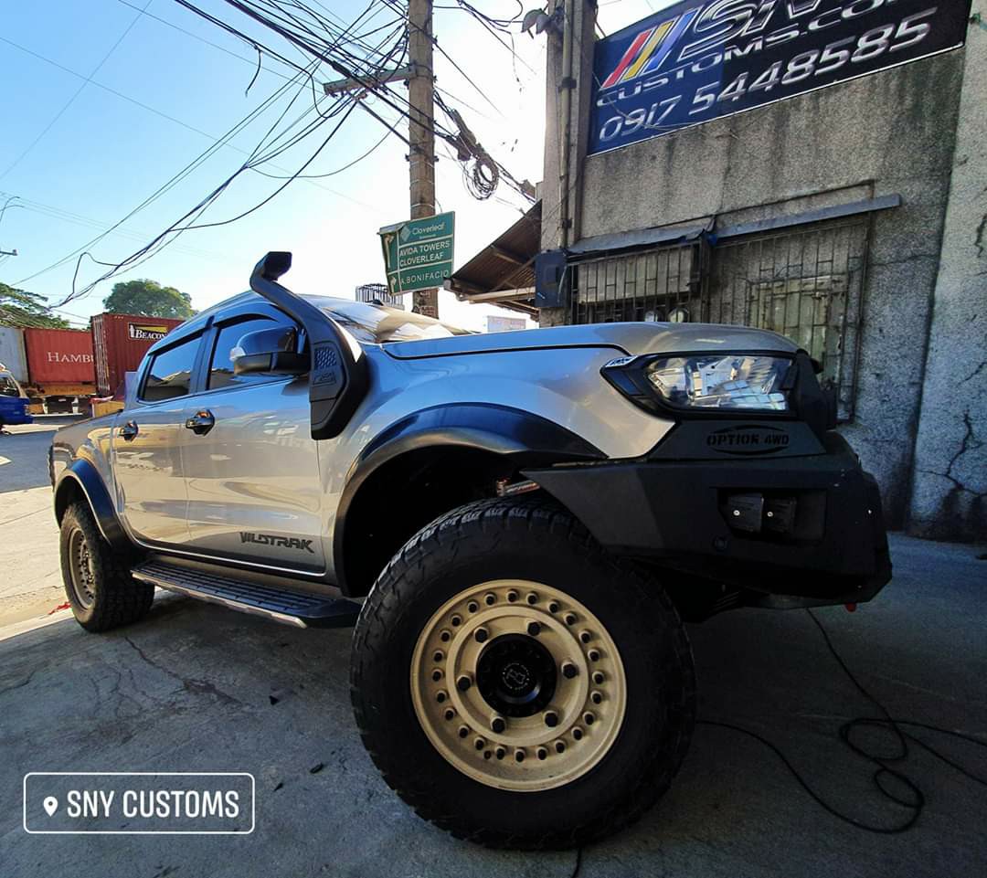 Ranger t7 Raptor look Oem Fender Flares Black, Car Parts & Accessories ...