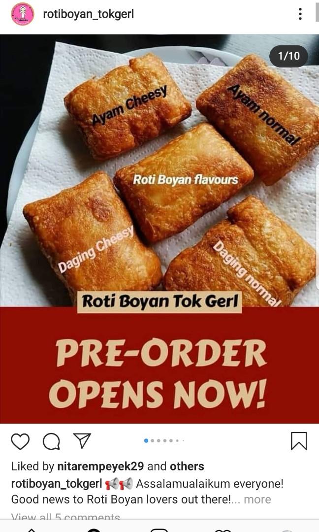 Roti Boyan, Food & Drinks, Local Eats on Carousell