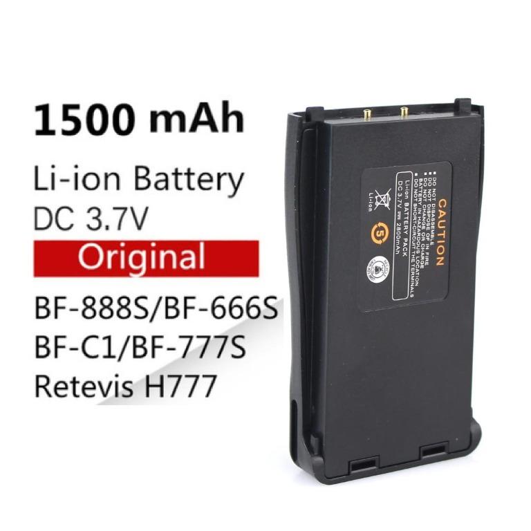 Spare battery BL-1 for BF-888S BF-88E Baofeng Pofung BF-666S Retevis ...