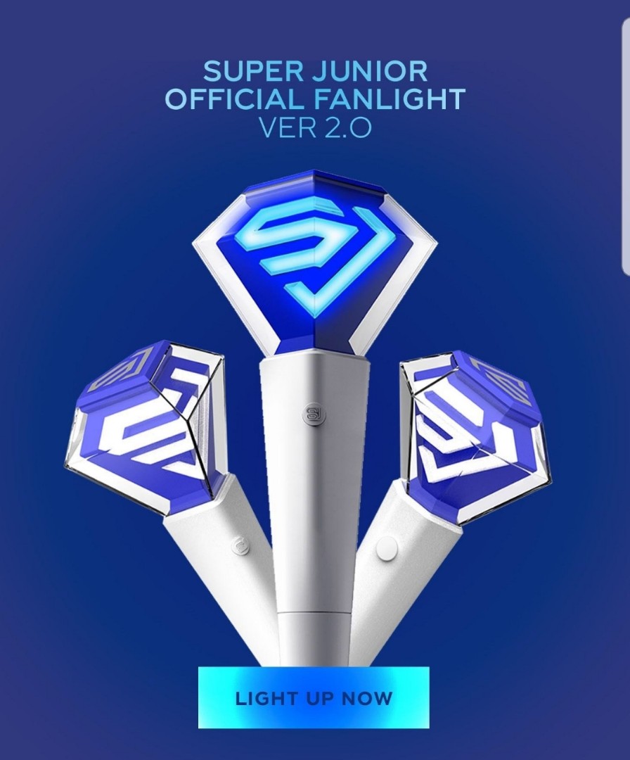 SUPER JUNIOR OFFICIAL LIGHTSTICK VER 2, Hobbies & Toys, Collectibles ...