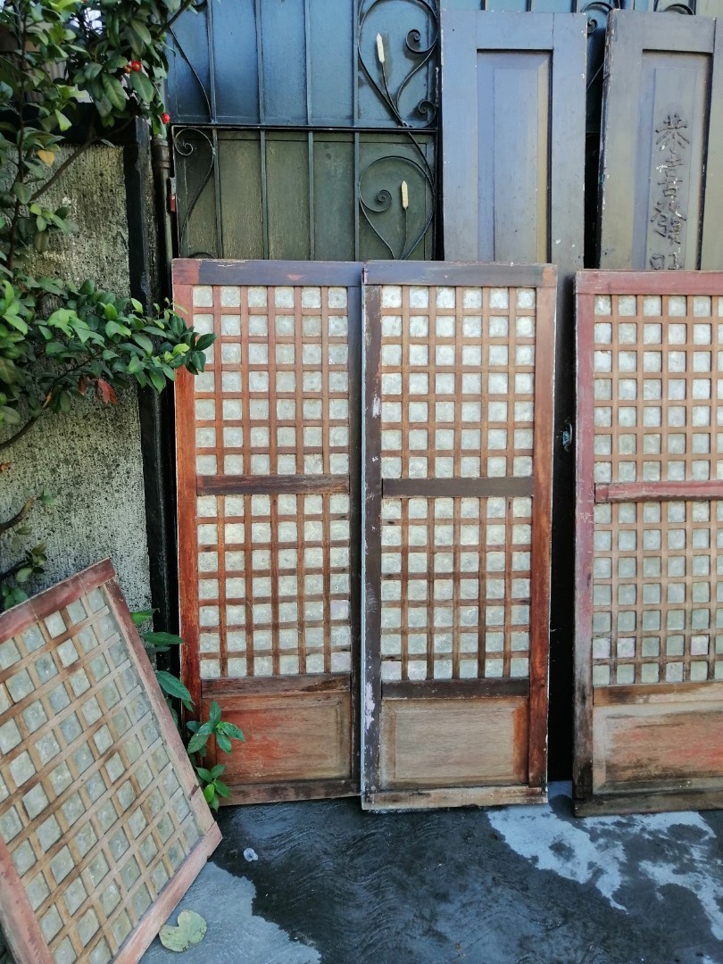 Vintage capiz windows, Furniture & Home Living, Office Furniture ...