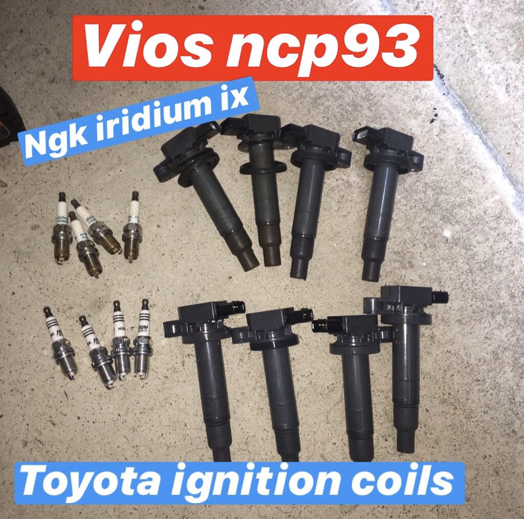 Vios ncp93 spark plug and ignition coil replacement, Car Accessories ...