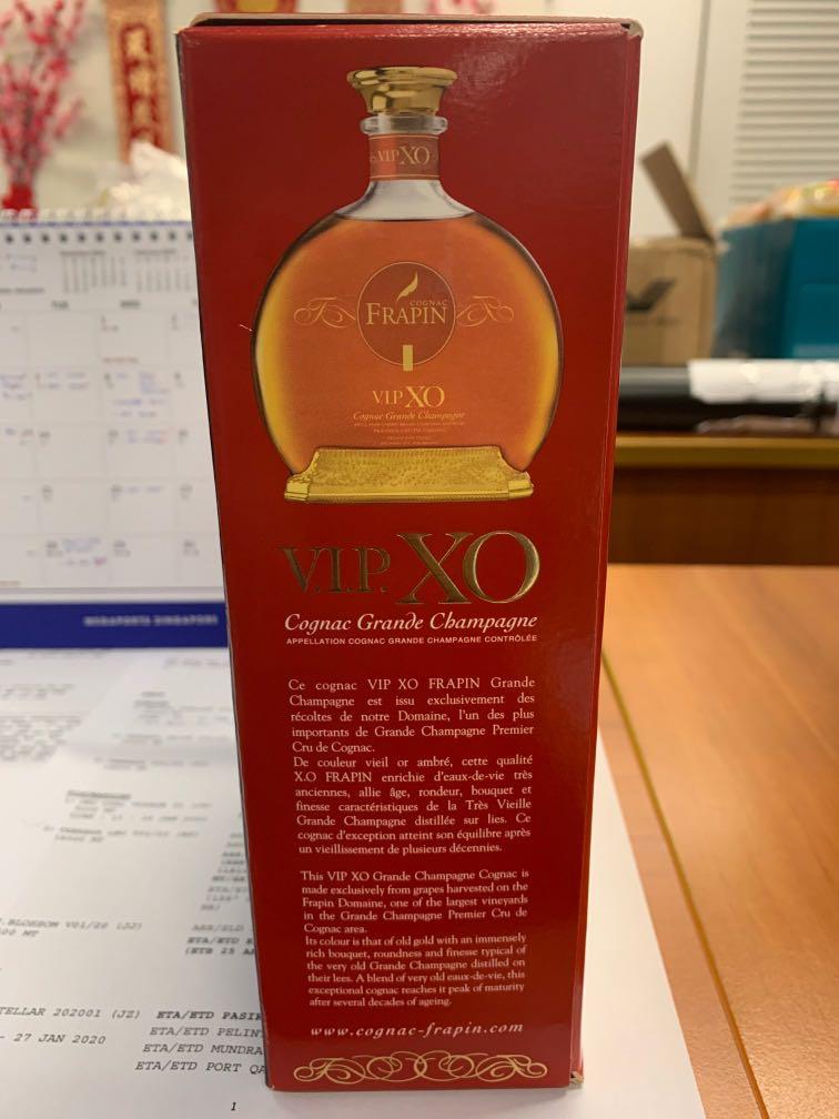 VIP XO COGNAC FRAPIN, Food & Drinks, Alcoholic Beverages on Carousell