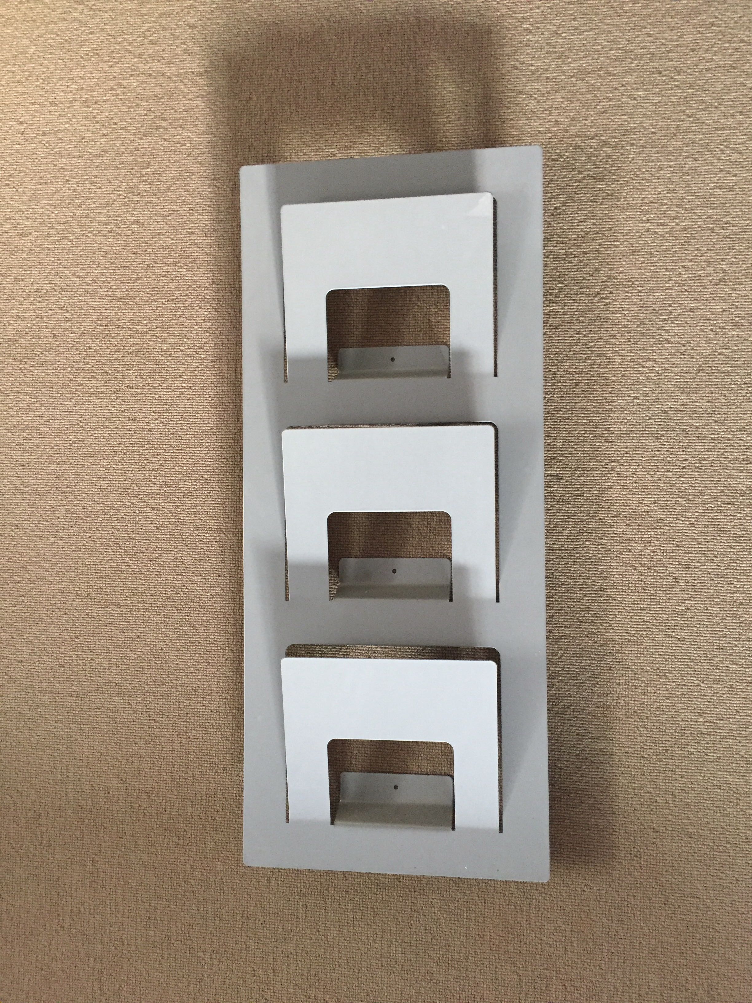 Wall Mounted 3 Tier Magazine Rack, Furniture & Home Living, Furniture ...