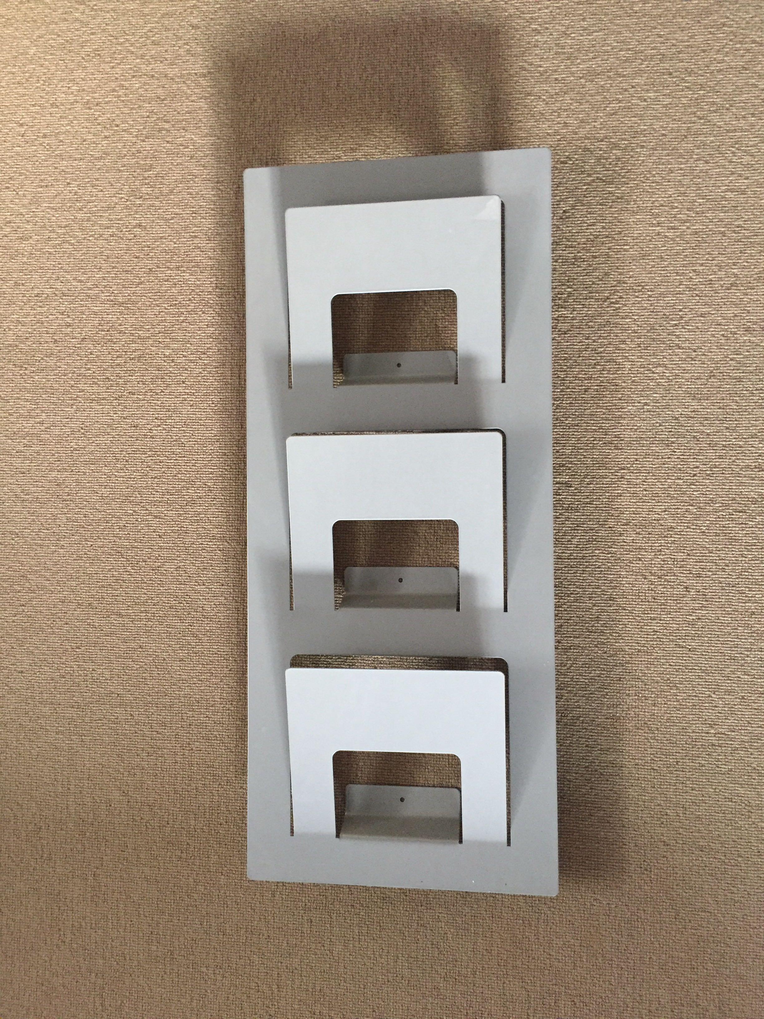 Wall Mounted 3 Tier Magazine Rack, Furniture & Home Living, Furniture ...