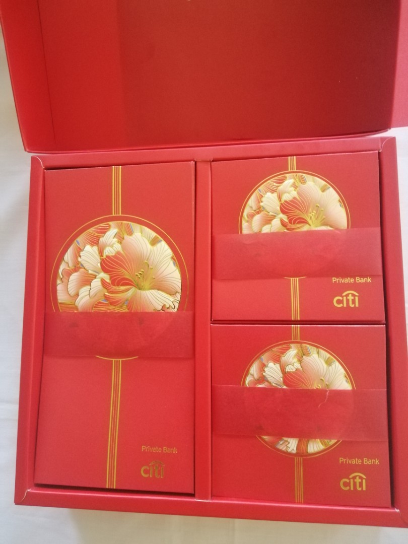 1 box *Citi Private Bank* 2020 Red Packet / Ang Pow / Hong Bao, Hobbies ...