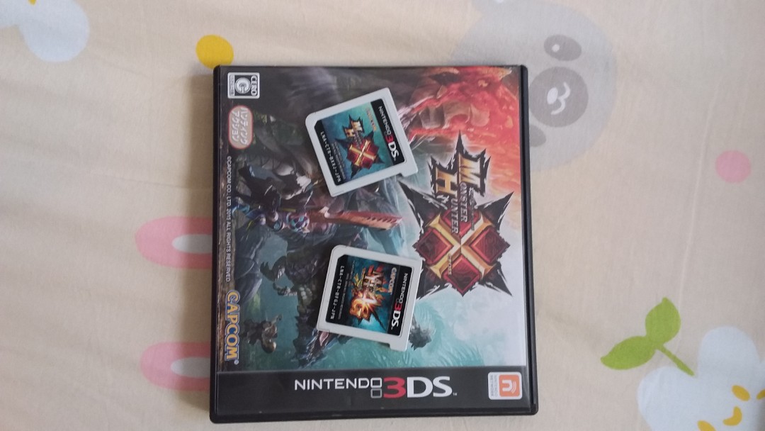 3DS Monster Hunter X Cross 送 送 送 mon hunt 4G (淨game 1隻) 魔物獵人 任天堂 Capcom ...