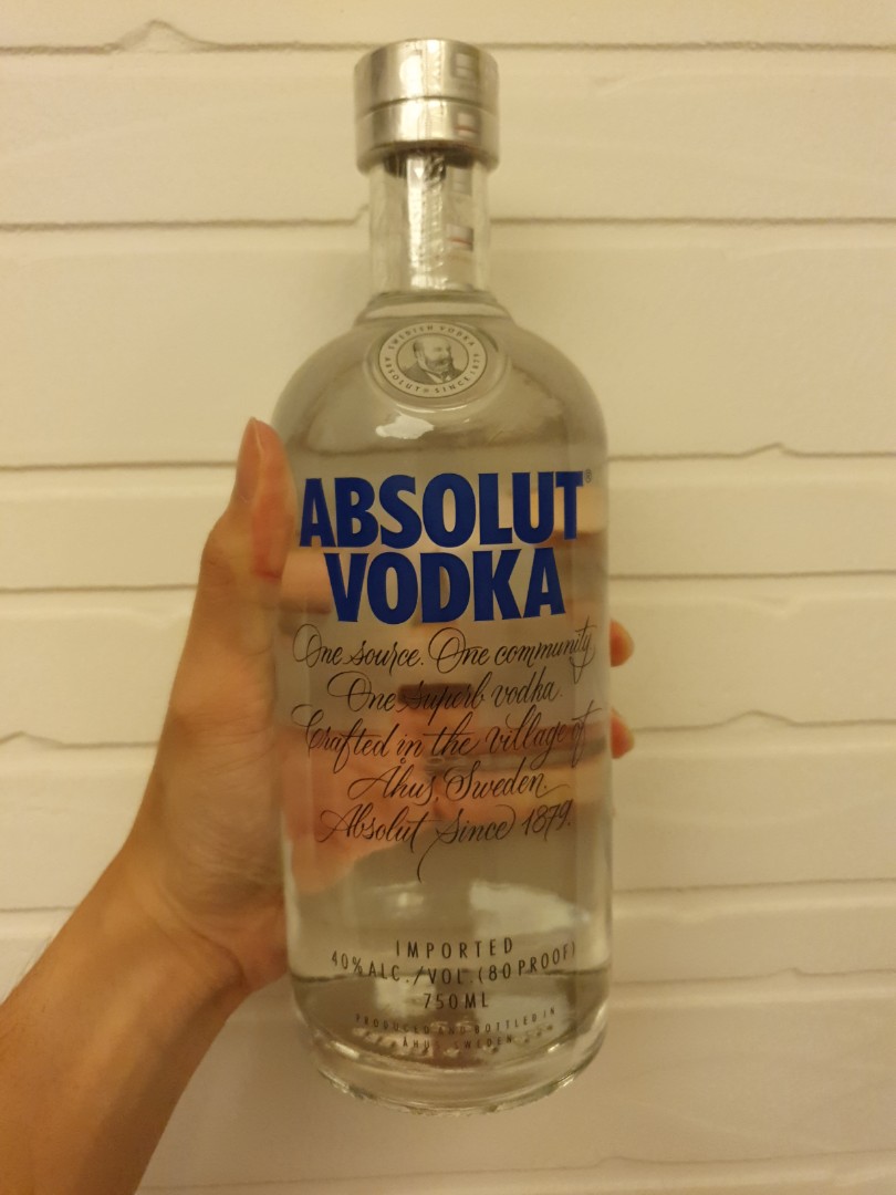 Absolut Vodka, Food & Drinks, Alcoholic Beverages on Carousell