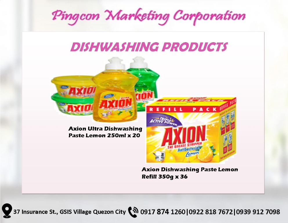 Axion Dishwashing Liquid, Everything Else, Others on Carousell