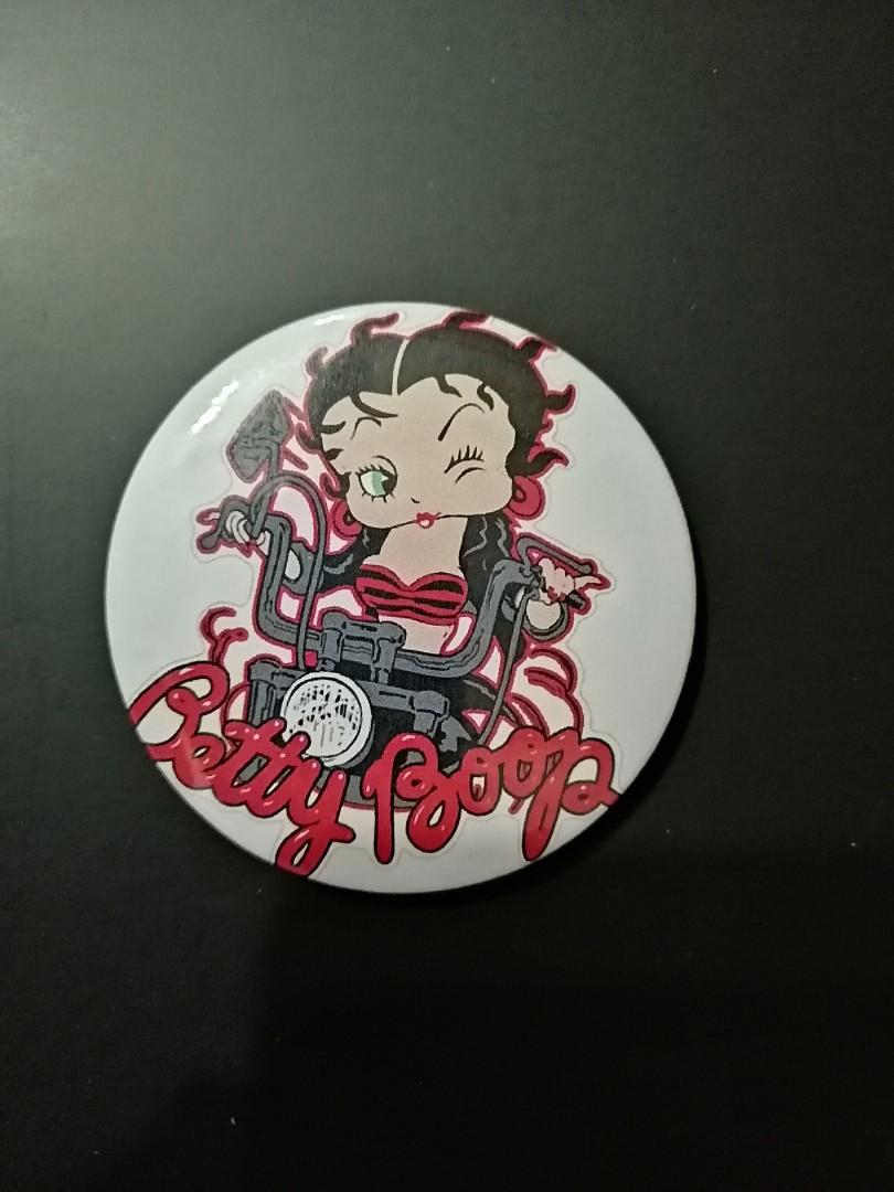 Betty Boop Button Badge Pin, Hobbies & Toys, Toys & Games on Carousell