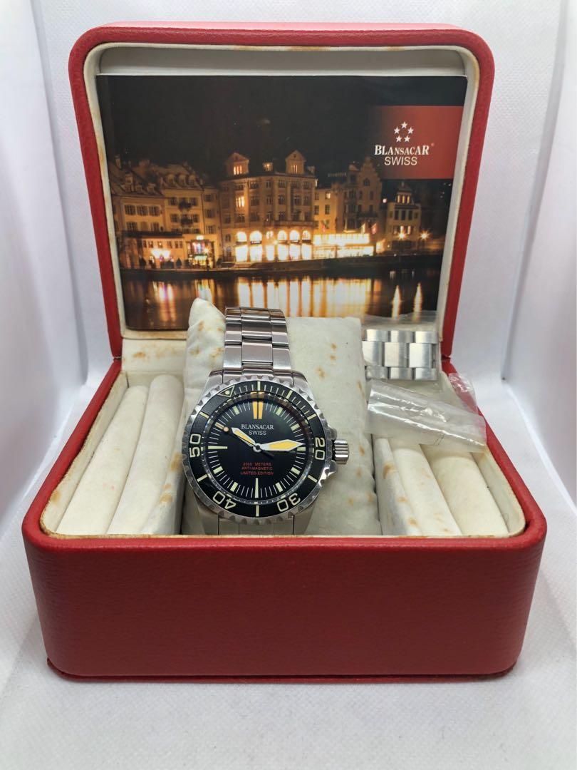 Blansacar Supersub 2000M GUN Limited Edition Automatic Watch, Luxury ...