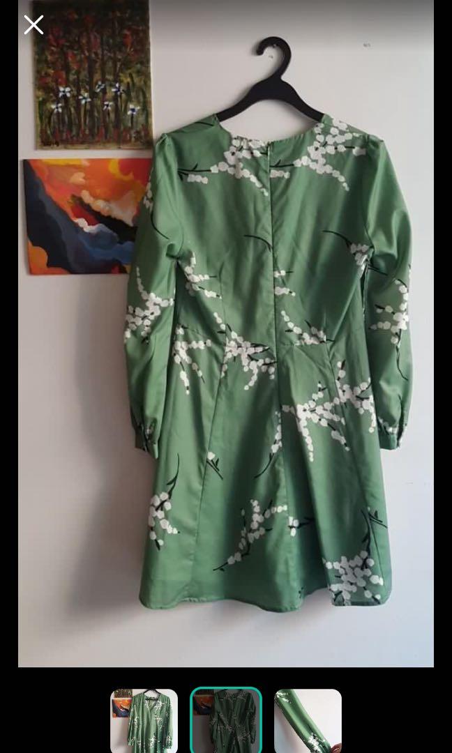 BN Realisation Par esque Violette Summer Loving Green Dress, Women's ...