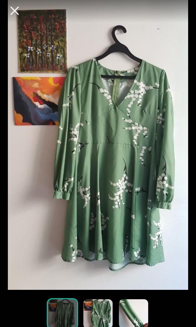 BN Realisation Par esque Violette Summer Loving Green Dress, Women's ...