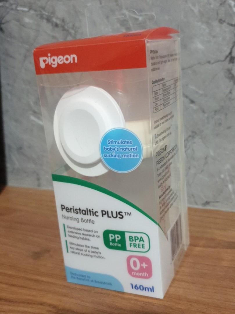 BNIB Pigeon Peristaltic Plus PP Nursing Bottle 160ml, Babies & Kids, Nursing & Feeding ...