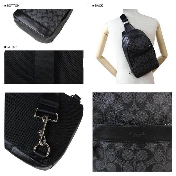 Coach Crossbody Mens leather shoulder F54787, Men's Fashion, Bags ...