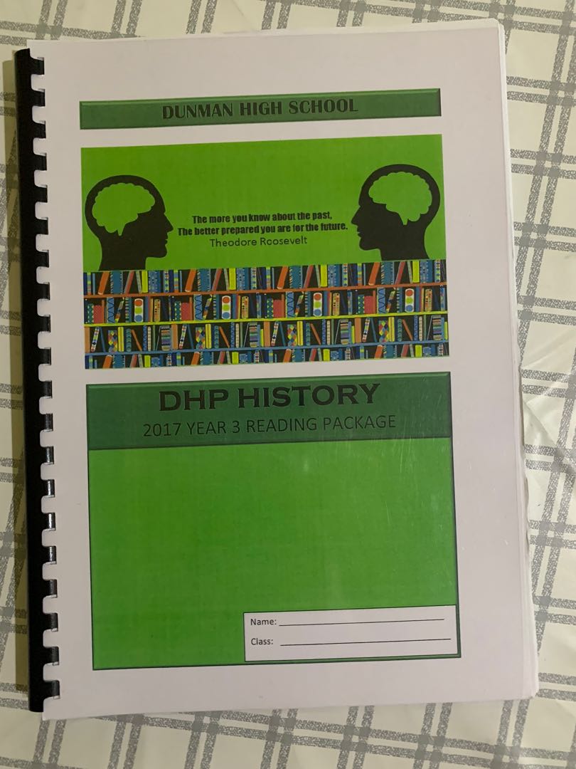 Dunman high school sec1 to sec3 history notes, Hobbies & Toys, Books ...