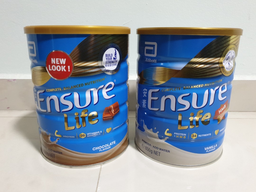 Ensure Life Milk Powder - Chocolate & Vanilla Flavour, Health ...