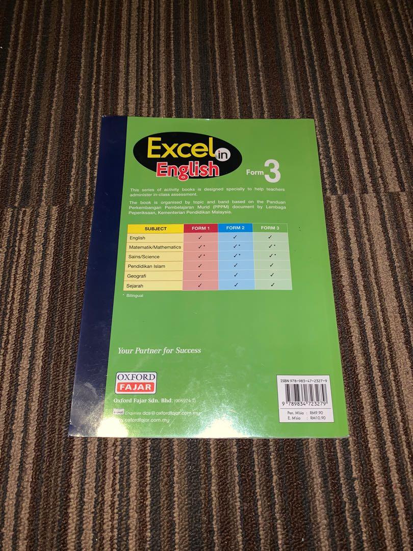 Excel In English Form 3 Hobbies Toys Books Magazines Textbooks excel-in-english-form-3-hobbies-toys-books-magazines-textbooks