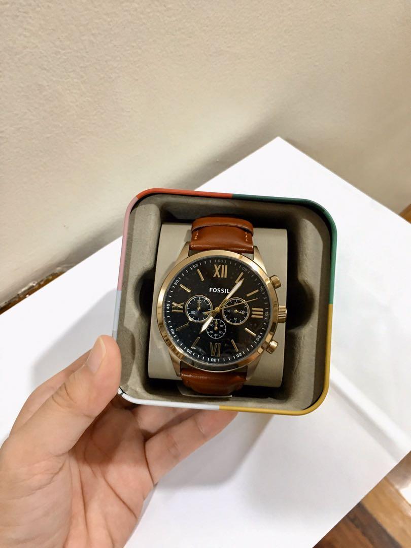 📣 CLEARANCE SALE!!! 📣 FOSSIL FLYNN CHRONOGRAPH BROWN LEATHER WATCH ...