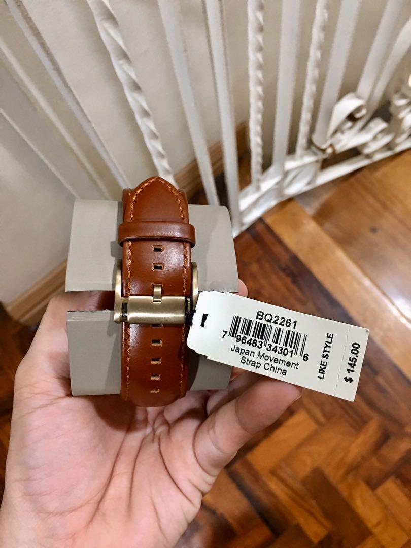 📣 CLEARANCE SALE!!! 📣 FOSSIL FLYNN CHRONOGRAPH BROWN LEATHER WATCH ...