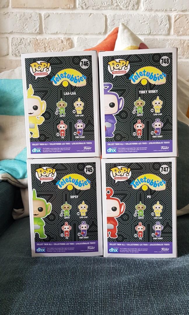 FUNKO POP - TELETUBBIES SET- Tinky Winky - Dipsy - Laa Laa - Po - BOX ...