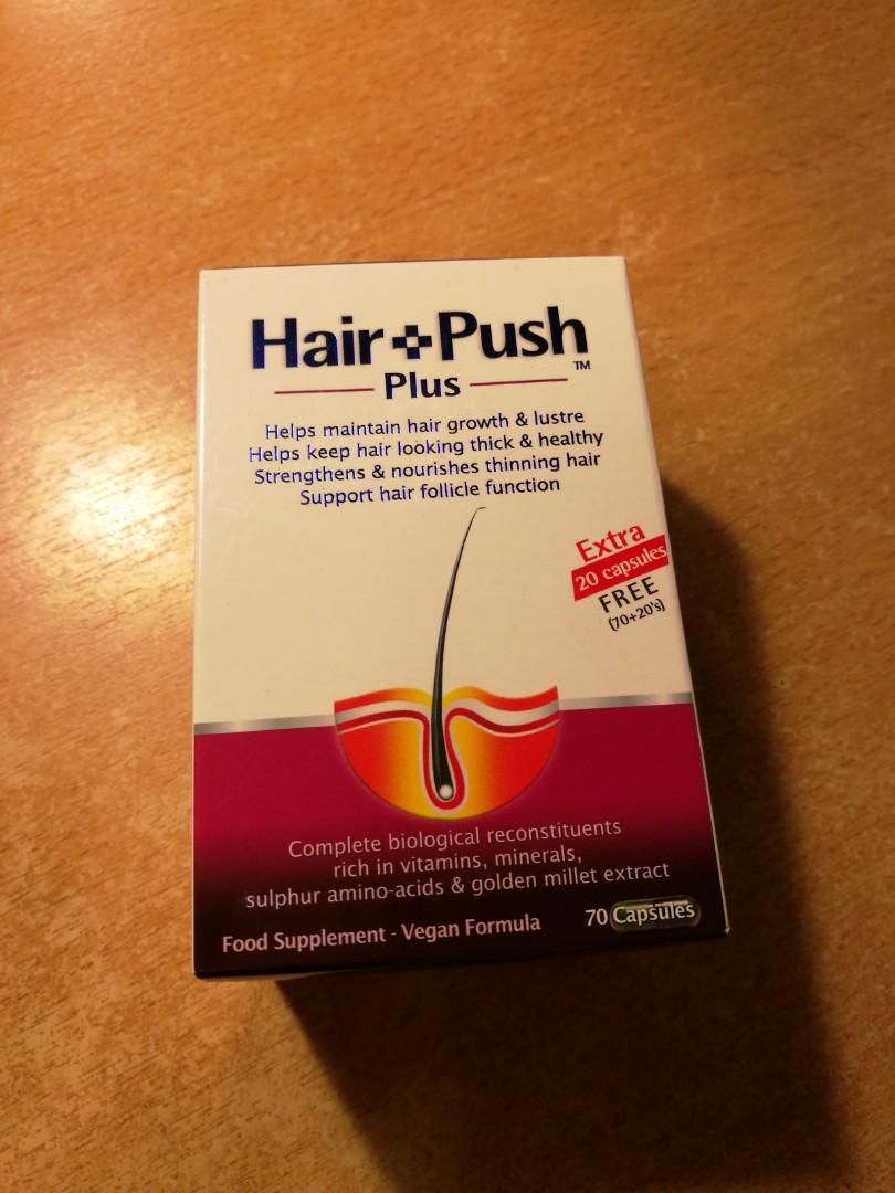 Hair+Push Plus 70+20 capsules, Beauty & Personal Care, Hair on Carousell