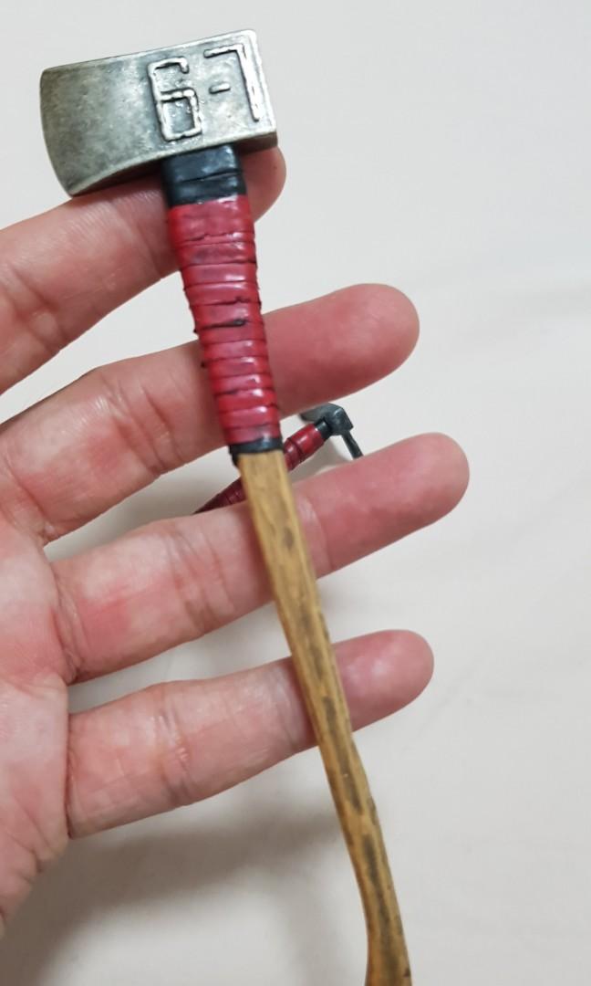 hot toys 1/6 scale firefighter axe and crowbar metal, Hobbies & Toys ...