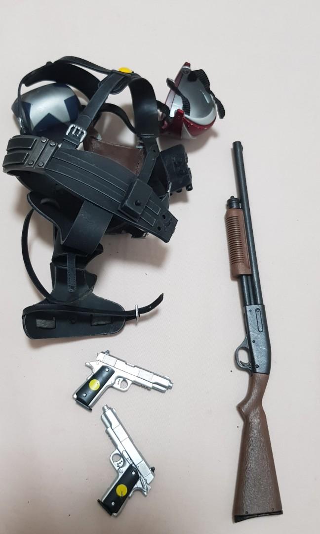 Hot Toys Watchmen The Comedian Harness damaged leather holder plus ...