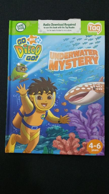 Leapfrog Tag Activity Storybook Go Diego Go! Underwater Mystery ...